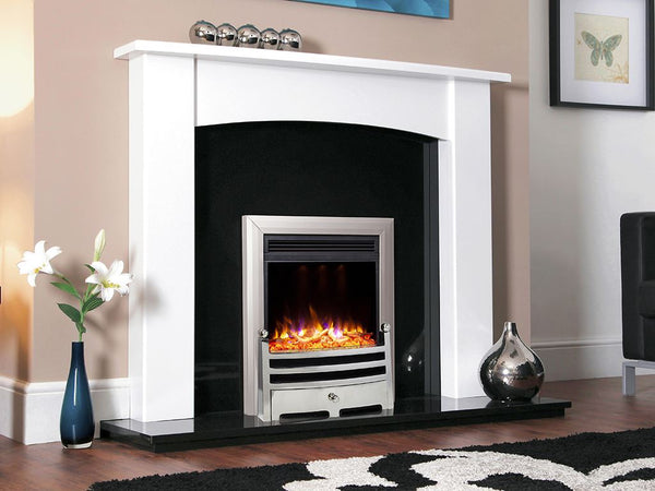 Electriflame XD Bauhaus Chrome Electric Fire - Morecambe Gas Services